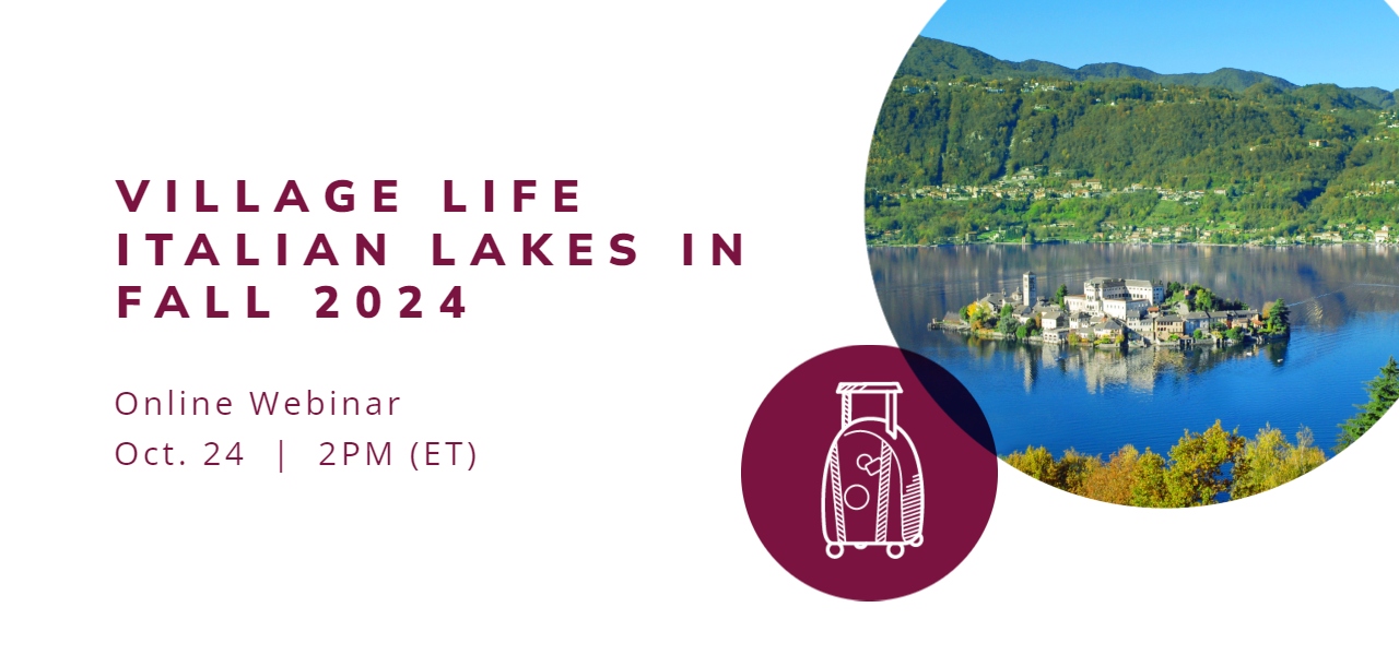 McMaster Alumni Community - [Travel Webinar] Village Life Italian Lakes ...